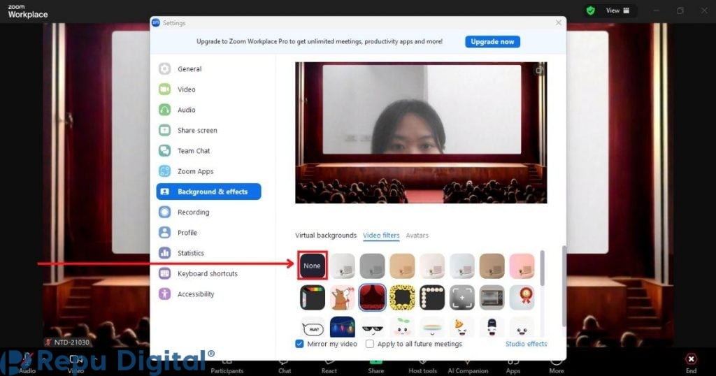 Cách tải, cài đặt và sử dụng Filter Zoom cho máy tính và điện thoại ...